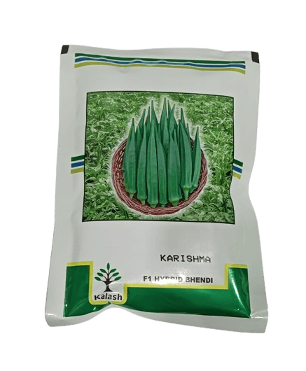 Kalash Bhendi Karishma - 100gm | High-Yield & Disease-Resistant Bhendi ...