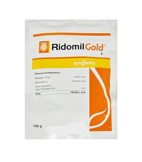 Ridomil Gold 68 WP Fungicide | Metalaxyl-M + Mancozeb | Syngenta